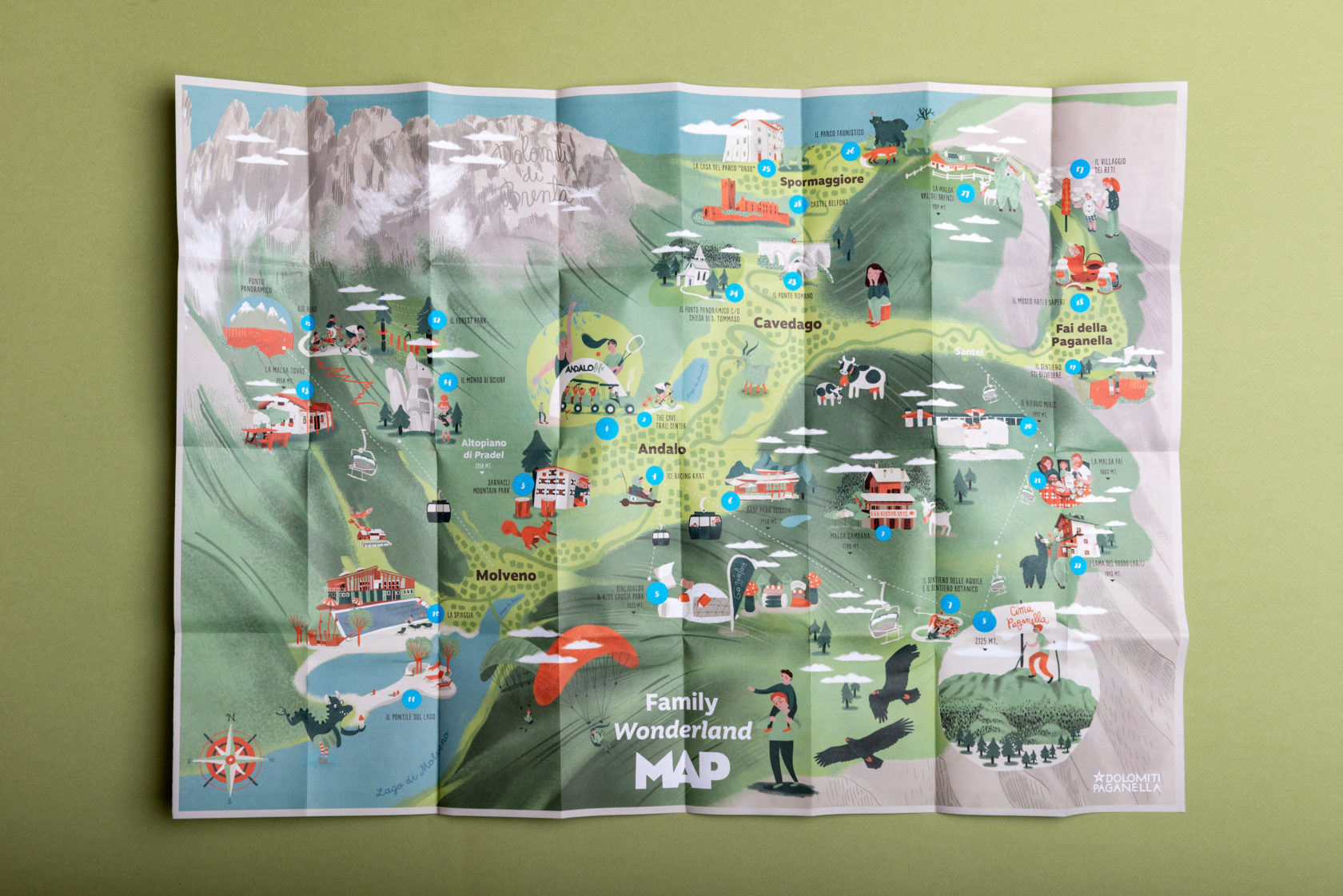Family wonderland Map - Summer | Maria Marega Freelance Illustrator